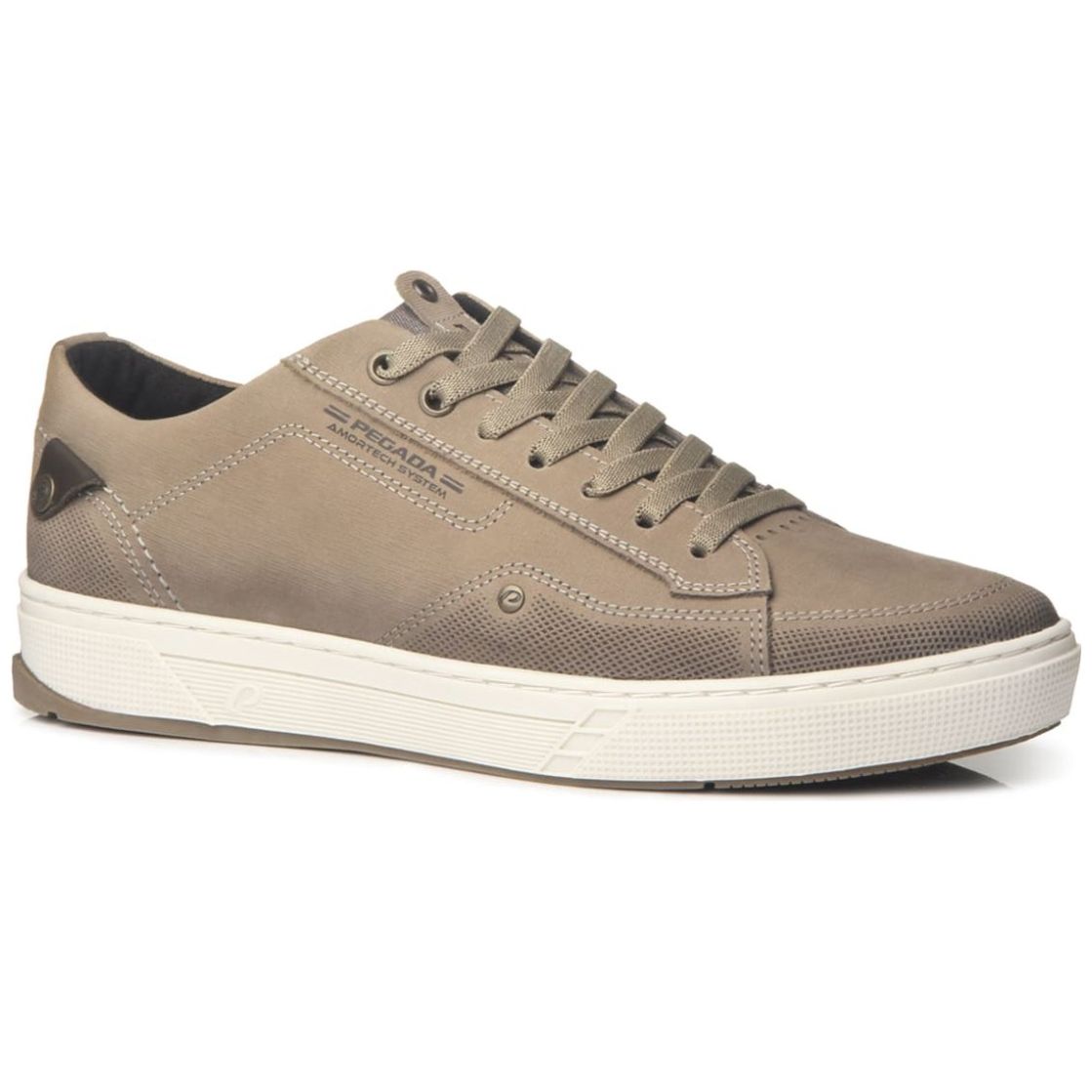 Sneaker Pegada en Piel Café