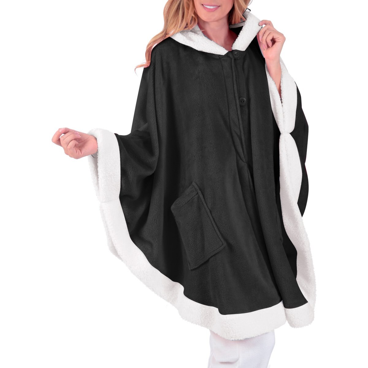 Capa Borrego Flanel Mia Intima para Mujer