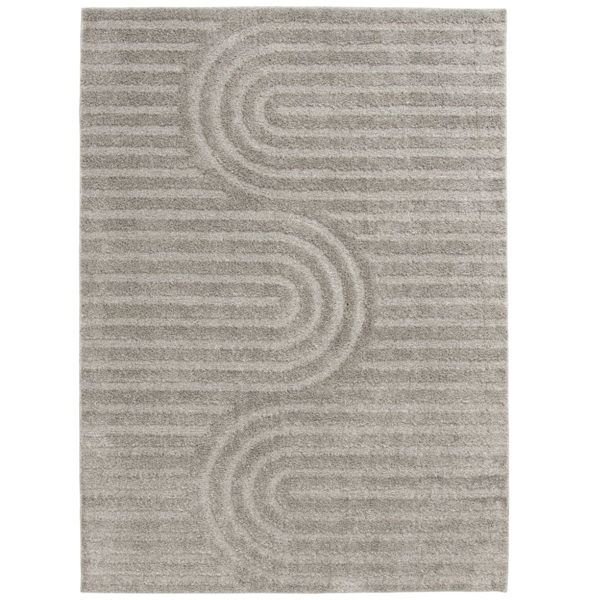 Tapete Home & Details Athena Curves 1.52X2.00 Gris Claro