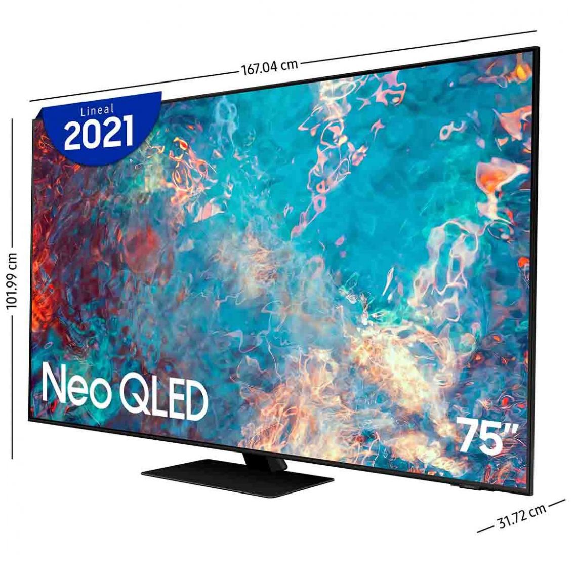 Pantalla 75" qled 4k smart tv qn75qn85aafxzx samsung - Sears