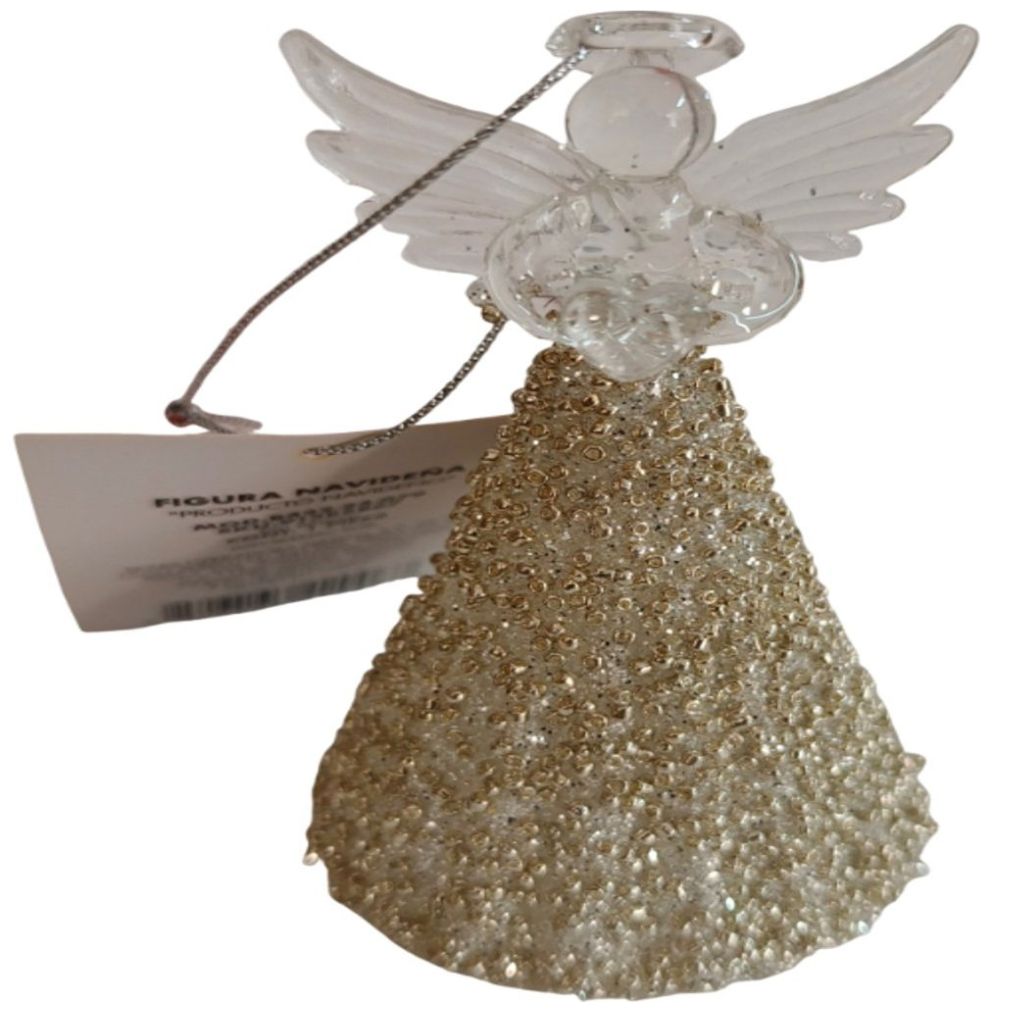 Ángel Navideño de Vidrio 6X6X12 Cm