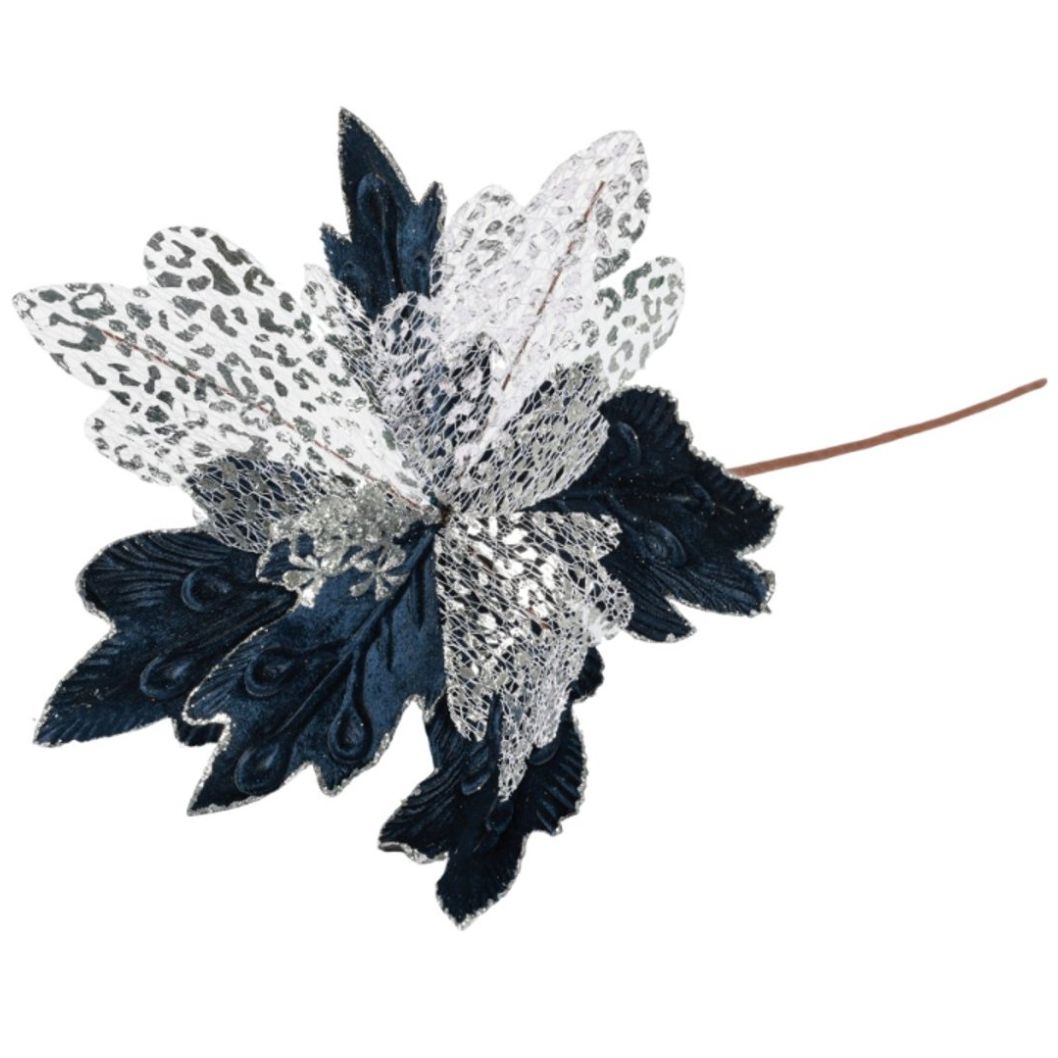 Flor de Navidad 34Cm, Tallo 50Cm Ak-054