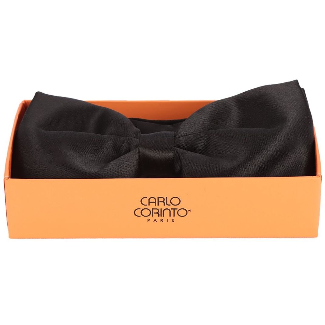 Moño Liso Poliéster Clásico Carlo Corinto para Hombre