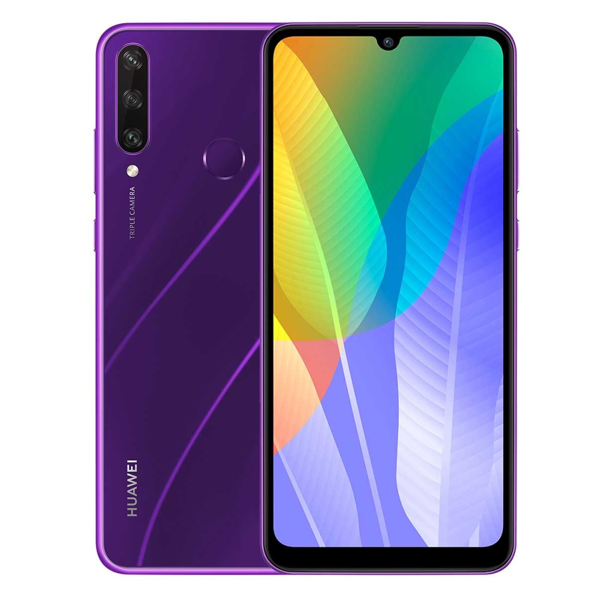 Celular Huawei Y6P Med-Lx9 Color Morado R9 (Telcel)
