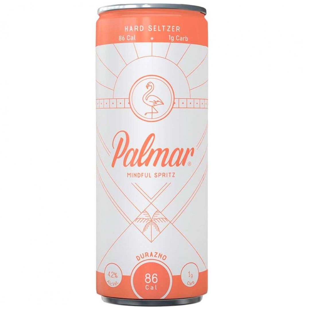 Bebida Alcohólica Hard Seltzer Durazno Lata 355 Ml Palmar