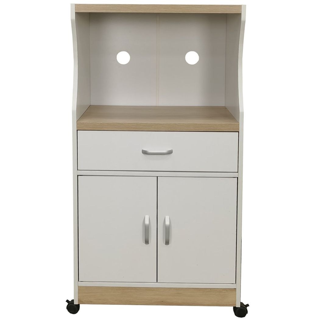 Mueble Blanco Micro Ruedas Home & Details