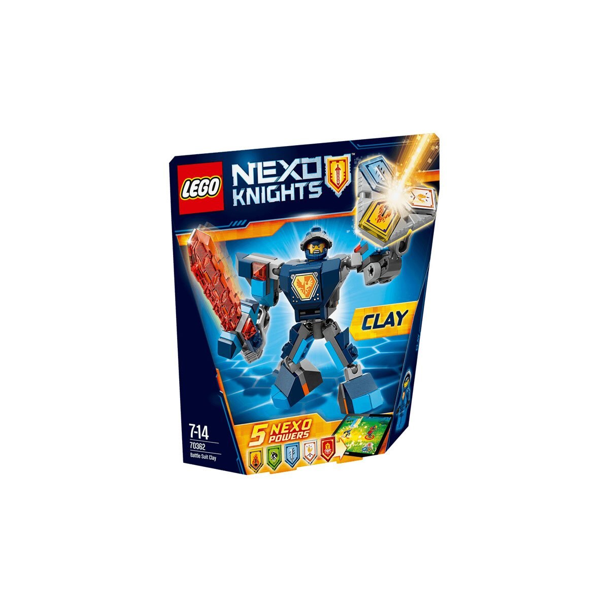 Clay con Armadura de Combate Lego