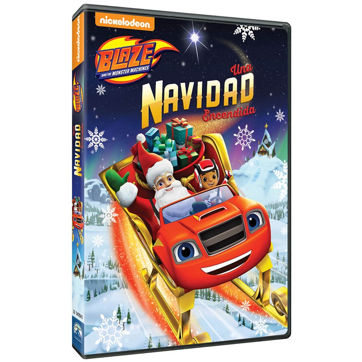 Dvd Blaze And The Monster Machines una Navidad de Carreras