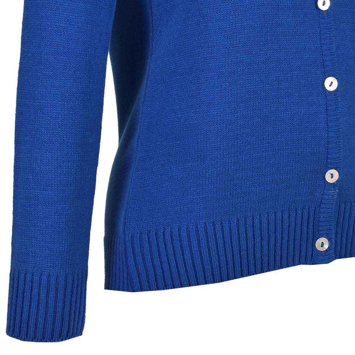 Suéter azul medio abierto royal polo club - Sears