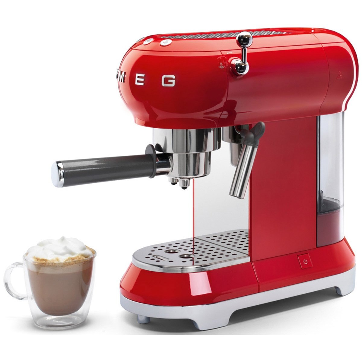 Máquina de café espresso rojo smeg - Sears