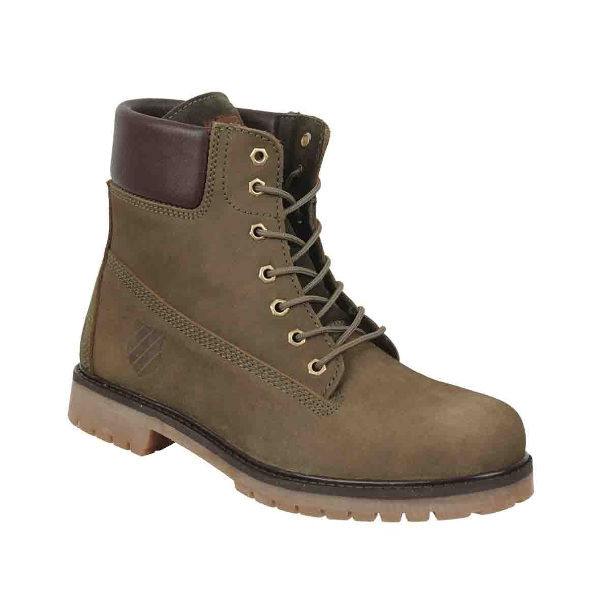 Bota de piel color verde oscuro kswiss - Sears