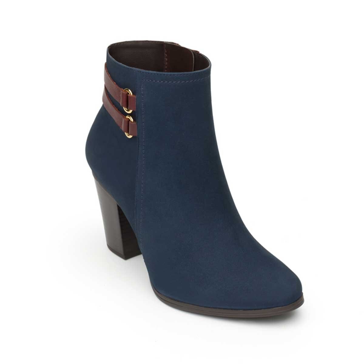 Botín azul de tacón flexi - Sears