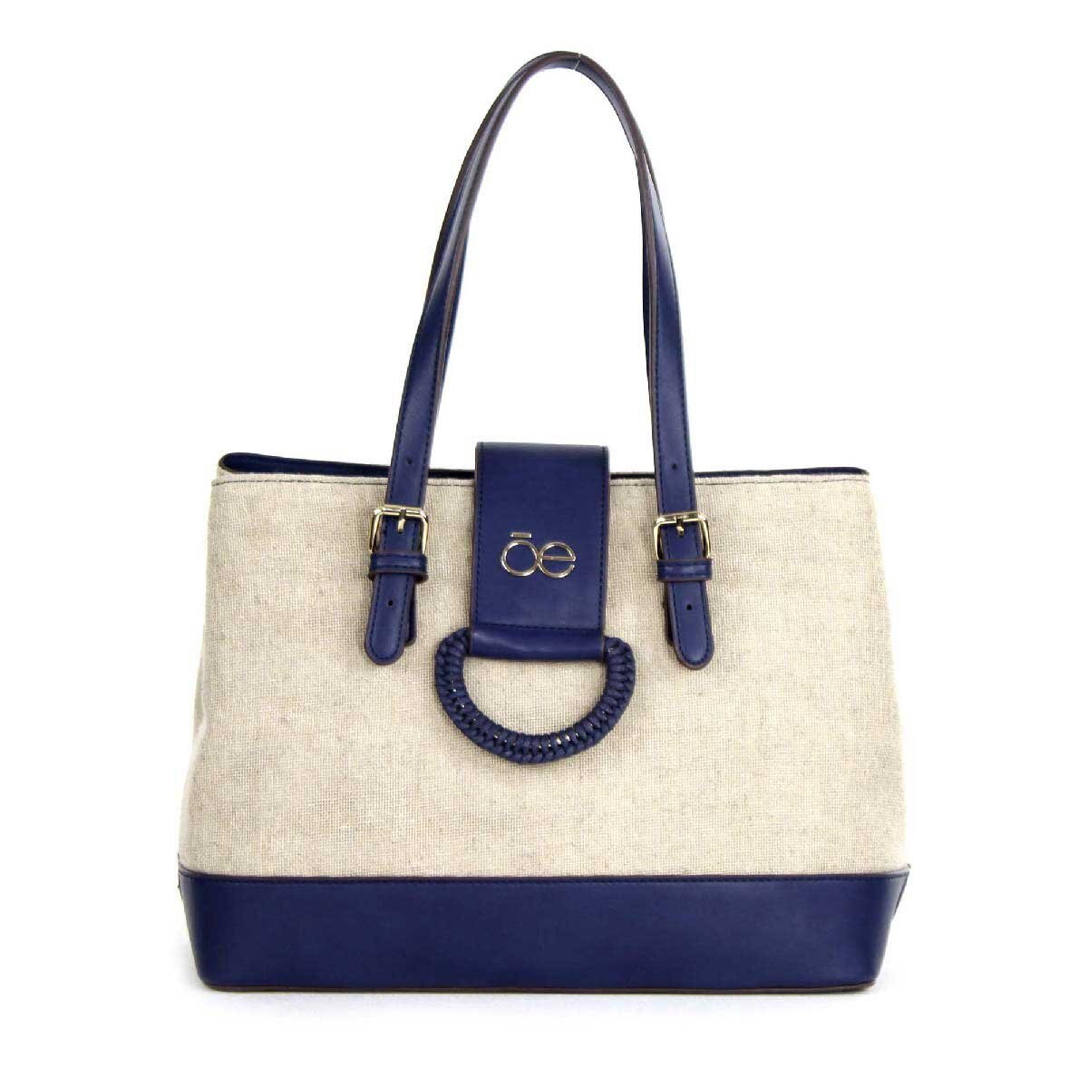 Bolso satchel bicolor azul cloe - Sears