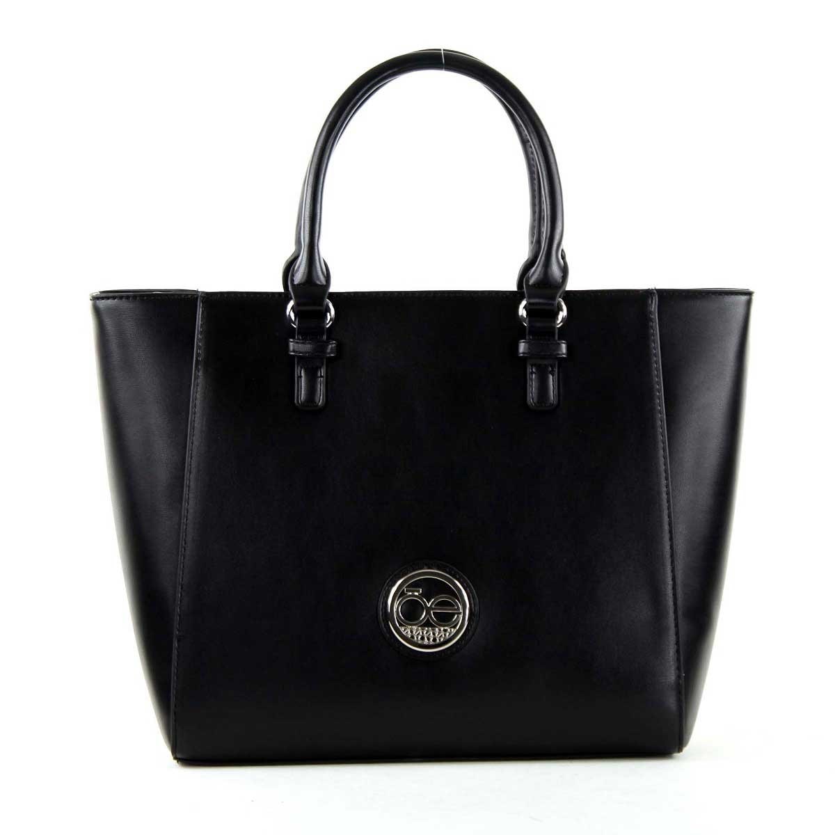 Bolsa negra con logo en placa cloe - Sears