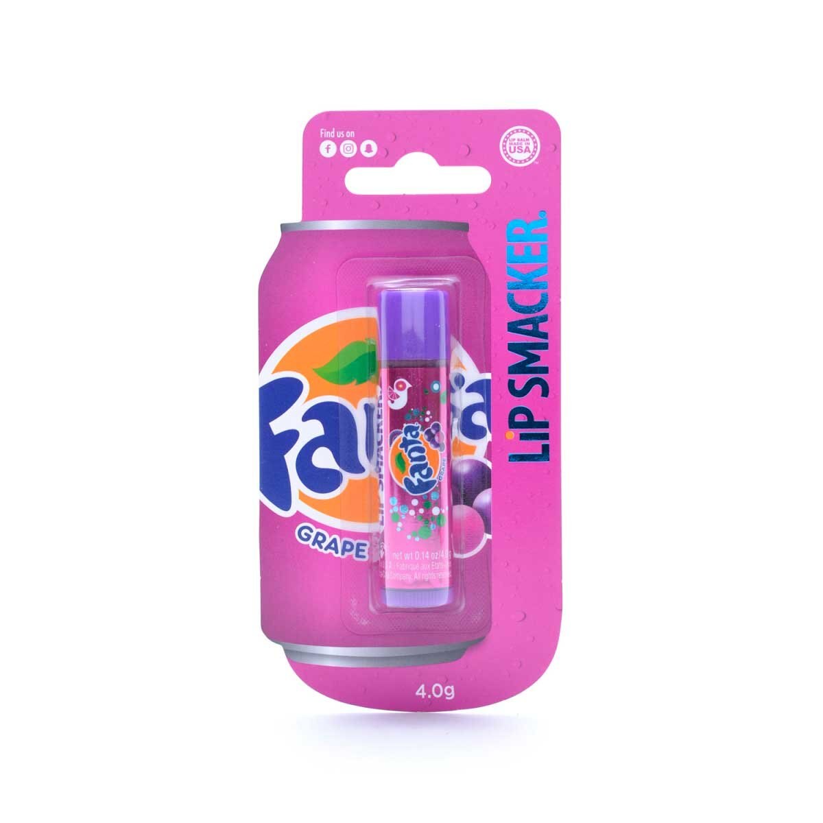 Bálsamo labial blíster fanta uva lipsmacker - Sears
