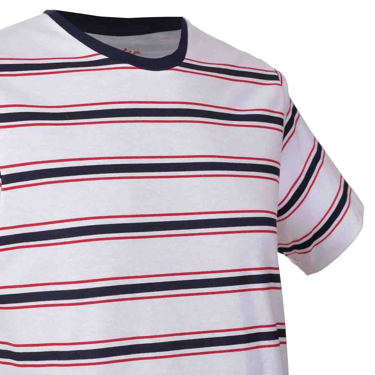 Playera manga corta con estampado rayas yongster yongster para ...