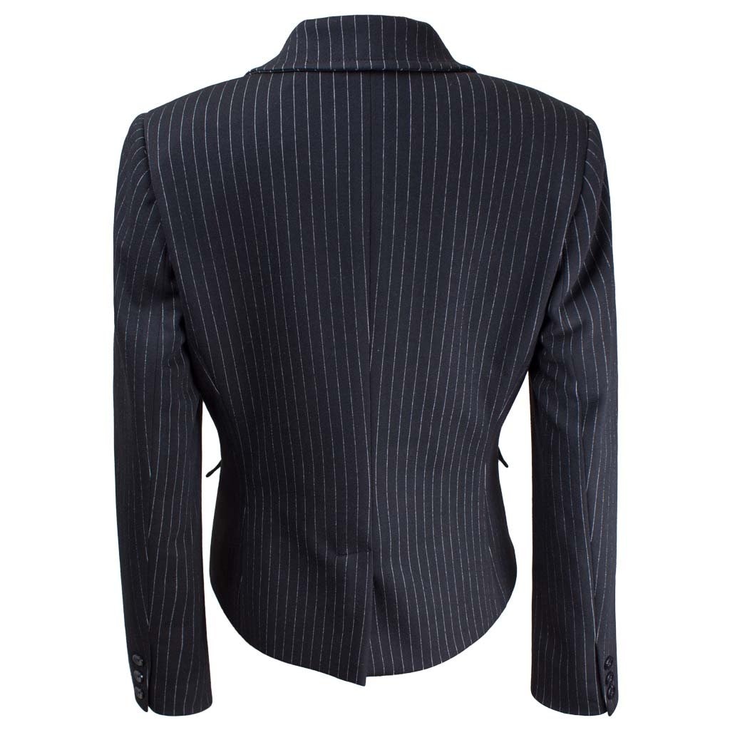 Saco de rayas con solapa area code - Sears