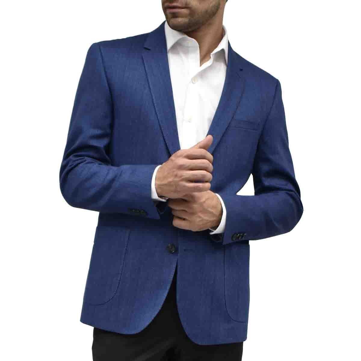 Saco slim color azul nautica - Sears