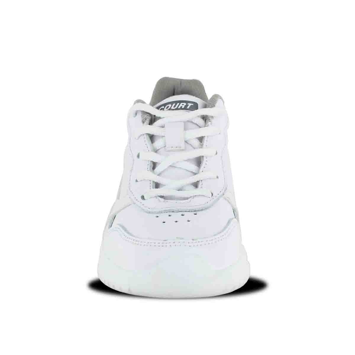 Tenis escolar suela eva con agujeta color blanco court para niño - Sears
