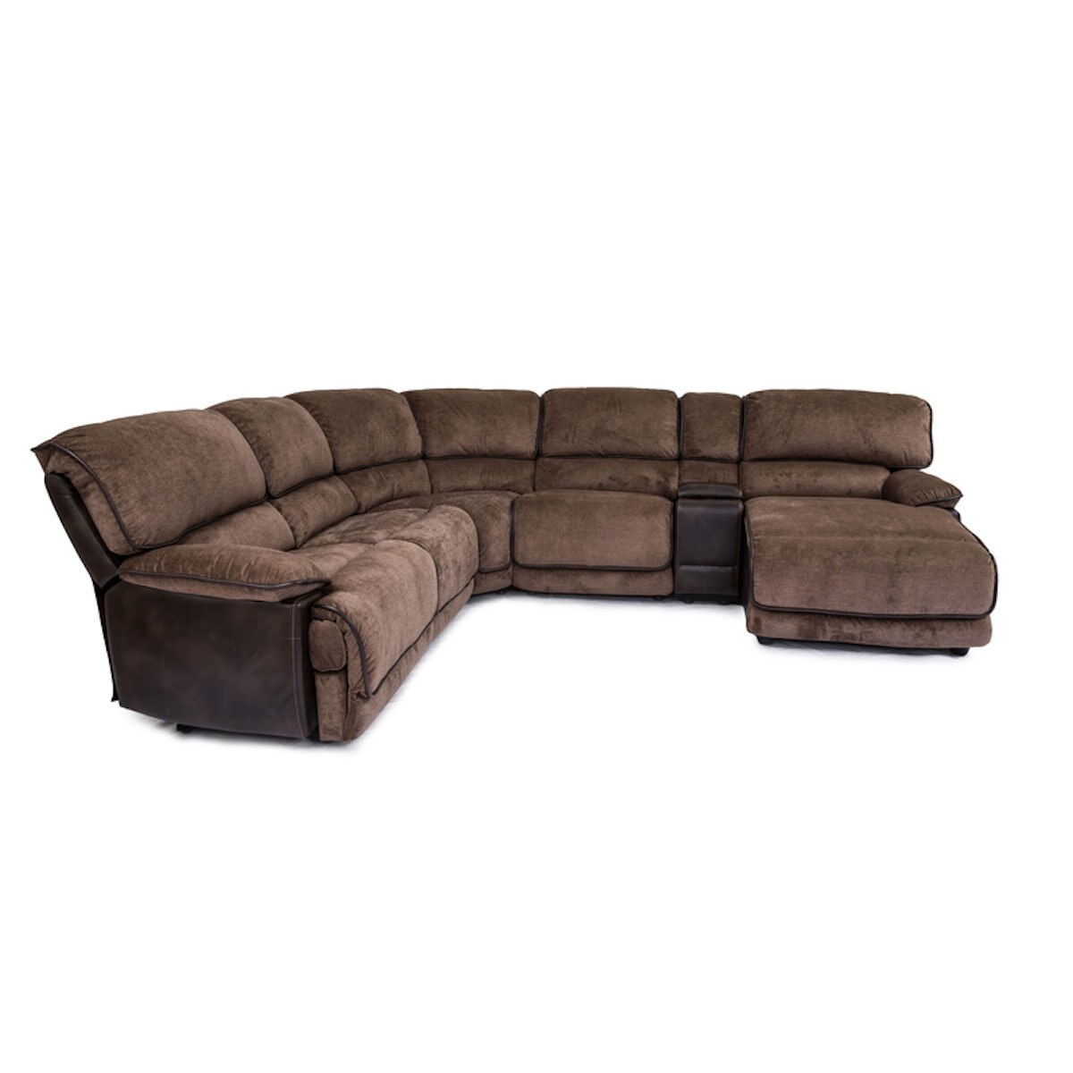 Sala modular sidney de 6 piezas con reclinable y chaise cheers - Sears