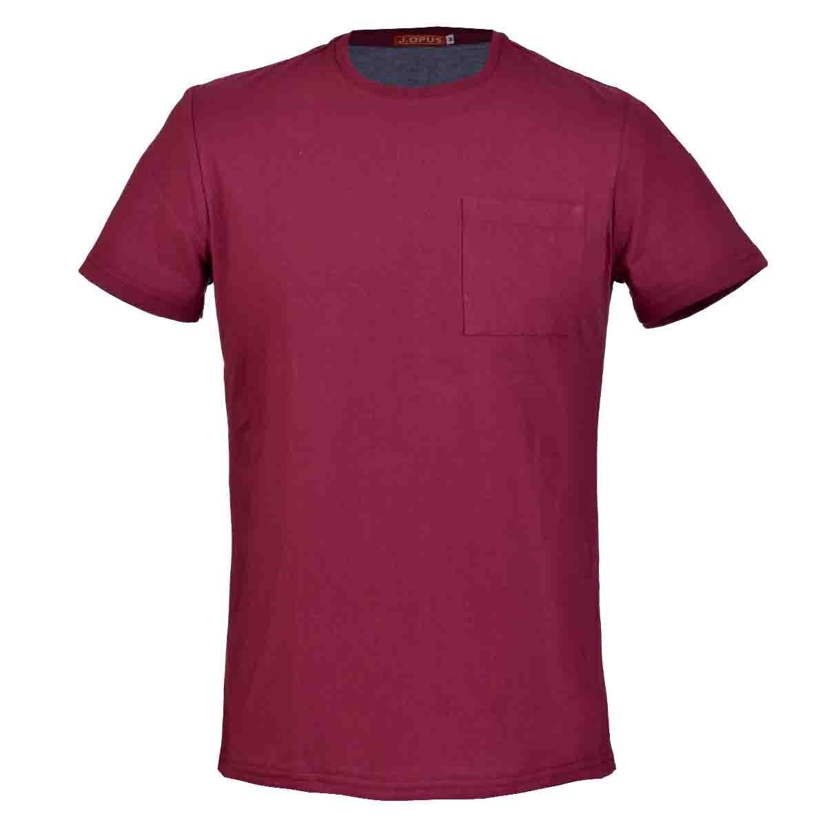 Playera manga corta vino j. opus para caballero - Sears