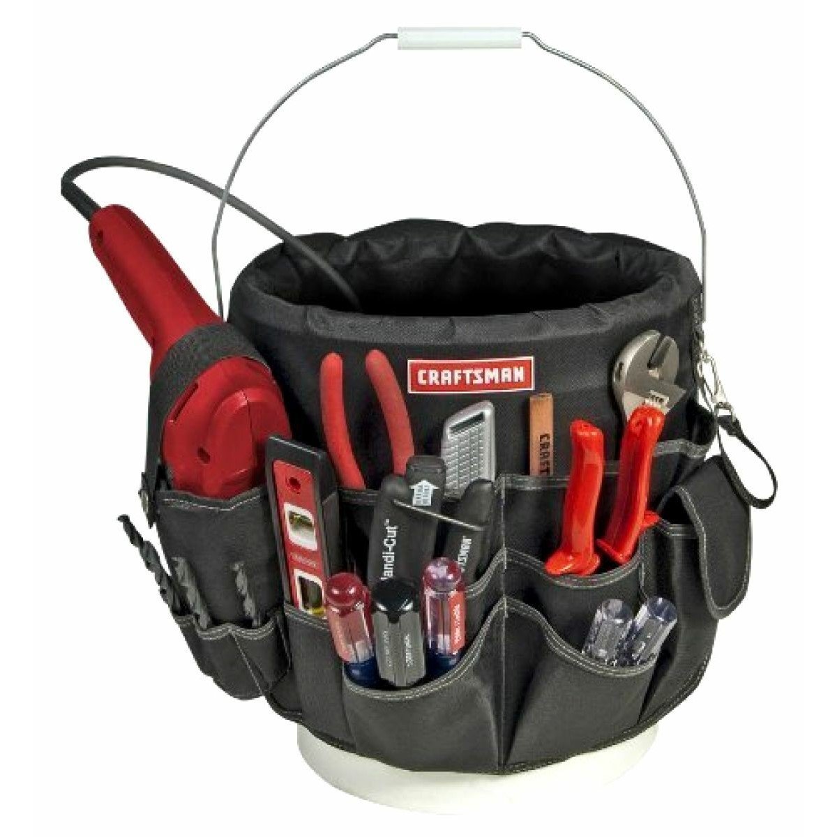 Cubeta almacenadora para herramientas 56 bolsas craftsman - Sears