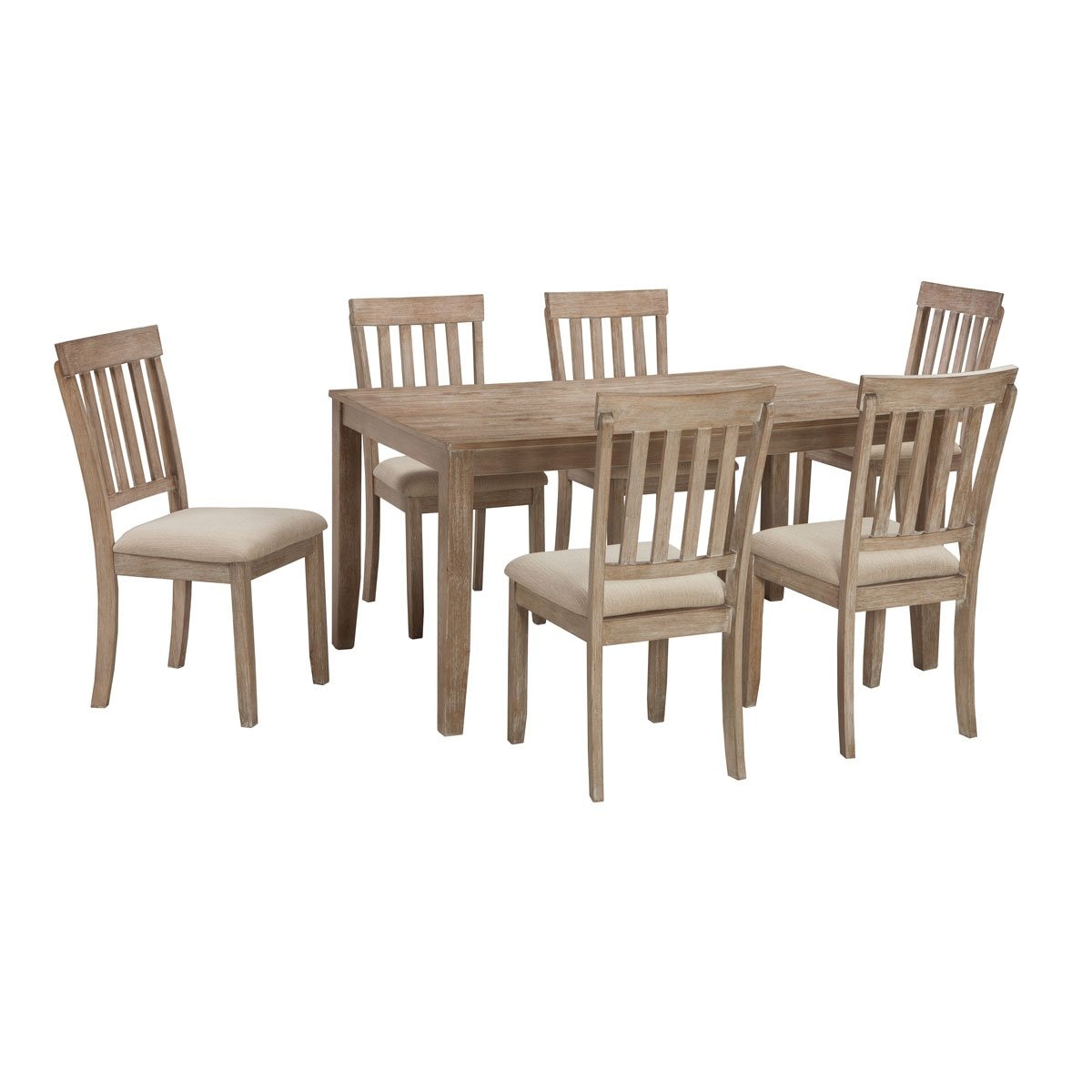 Comedor mesa y 6 sillas romina ashley furniture - Sears
