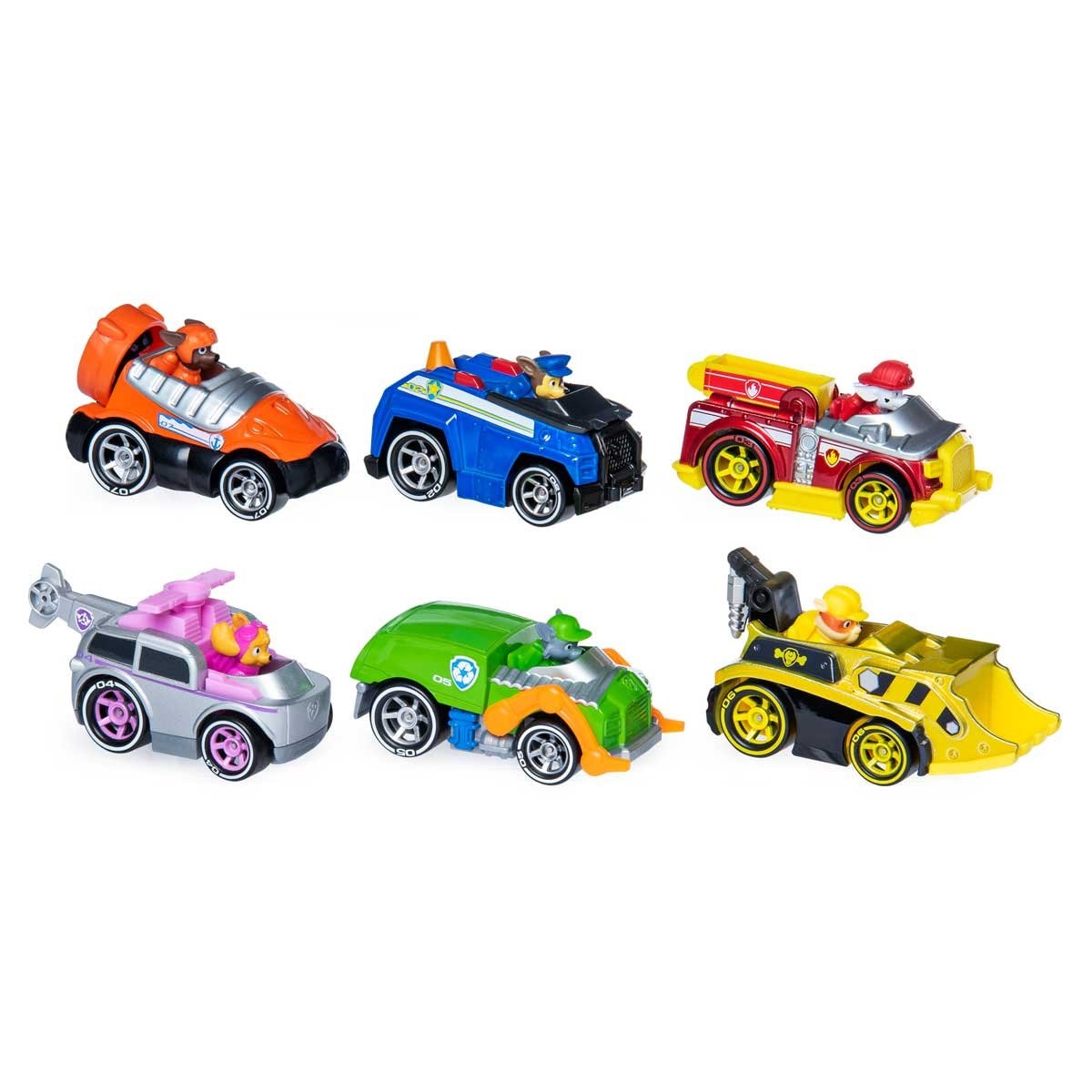 Set de carros paw patrol die-cast spin master - Sears