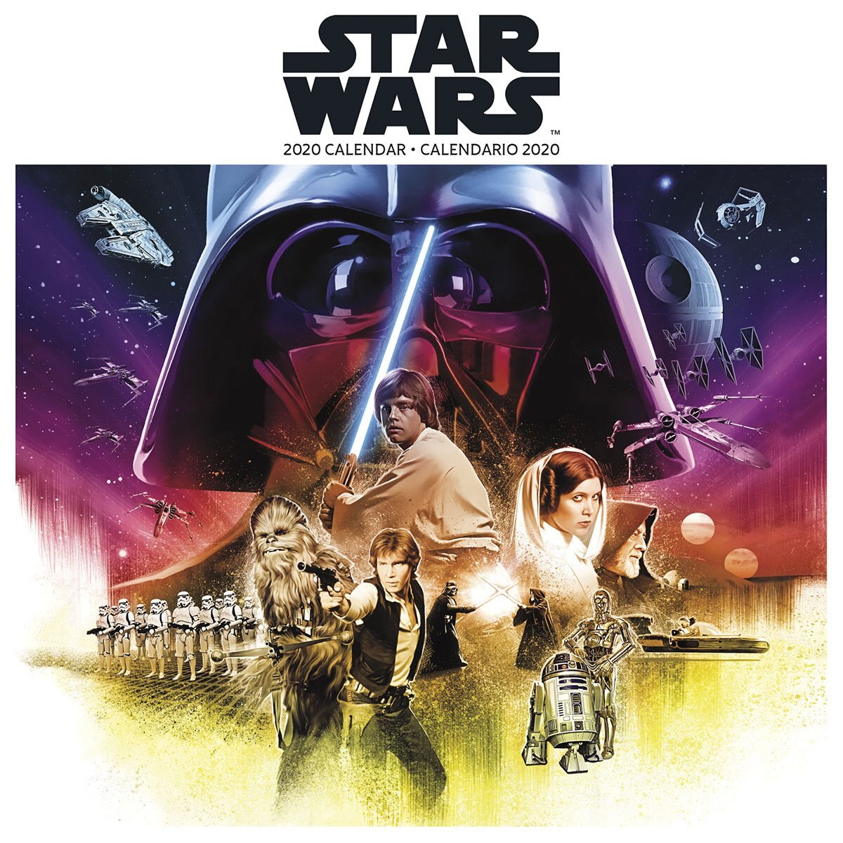 20 Wall Star Wars (Bilingual Spanish) Date Works