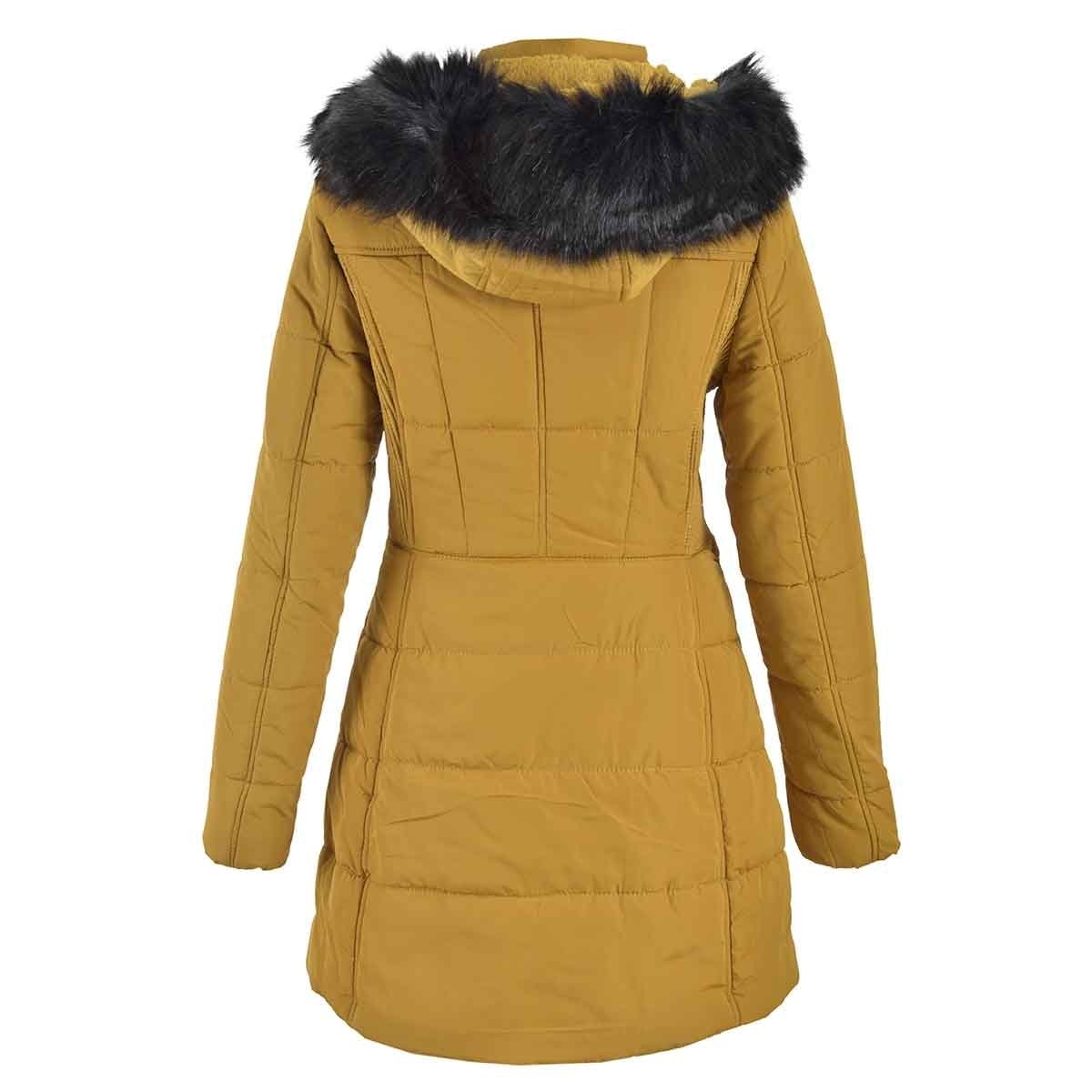 Chamarra larga con capucha philosophy jr para dama - Sears