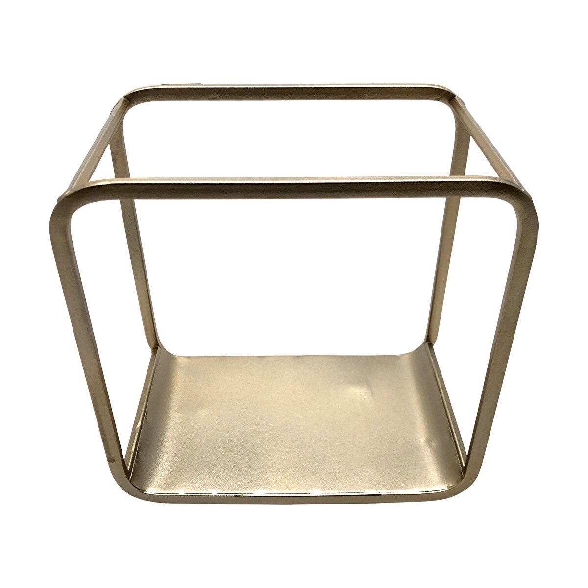 Home nature set de 3 repisas cuadradas de metal dorado - Sears