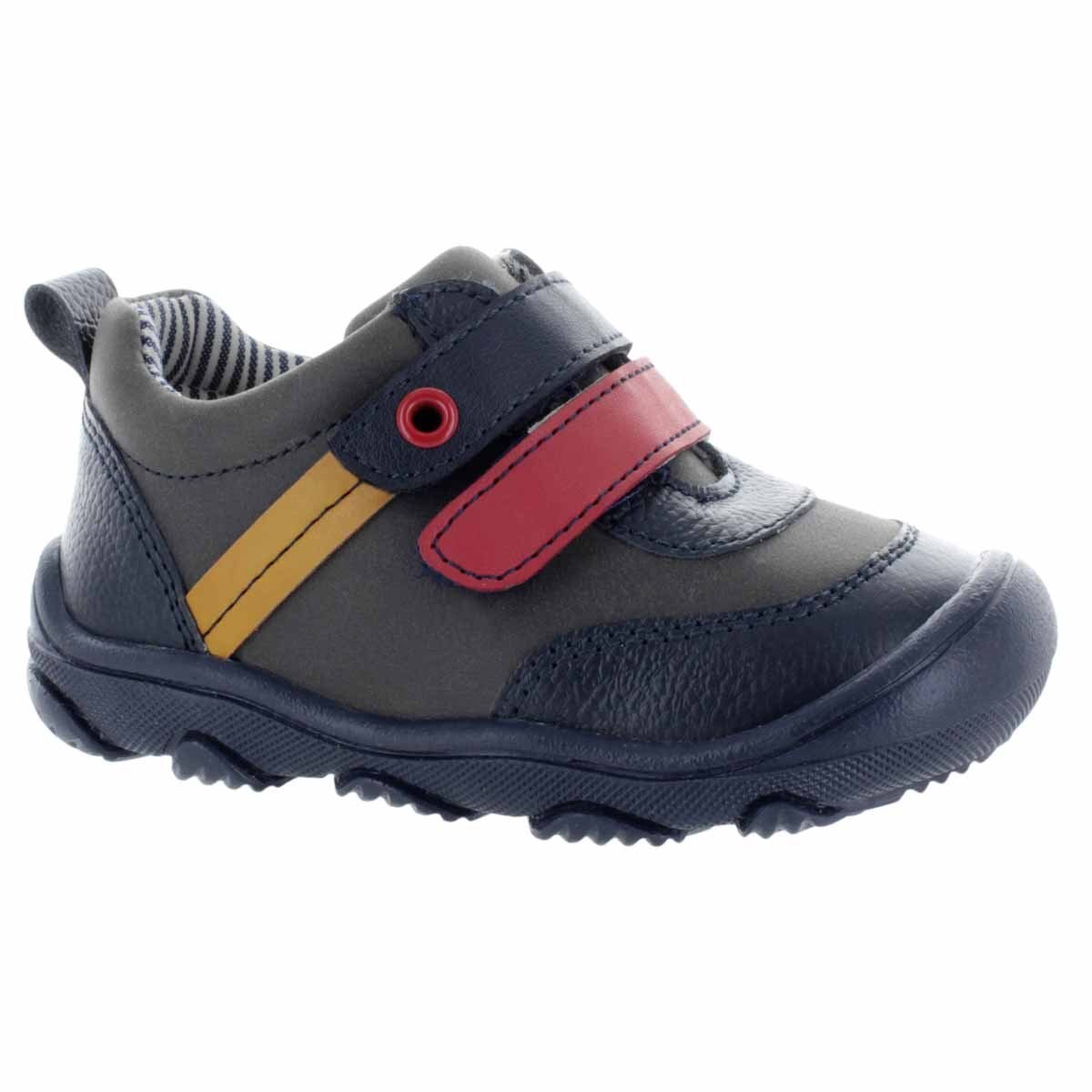 Choclo Chelssi Marino con Velcro 25207E02 Mini Burbujas para Niño