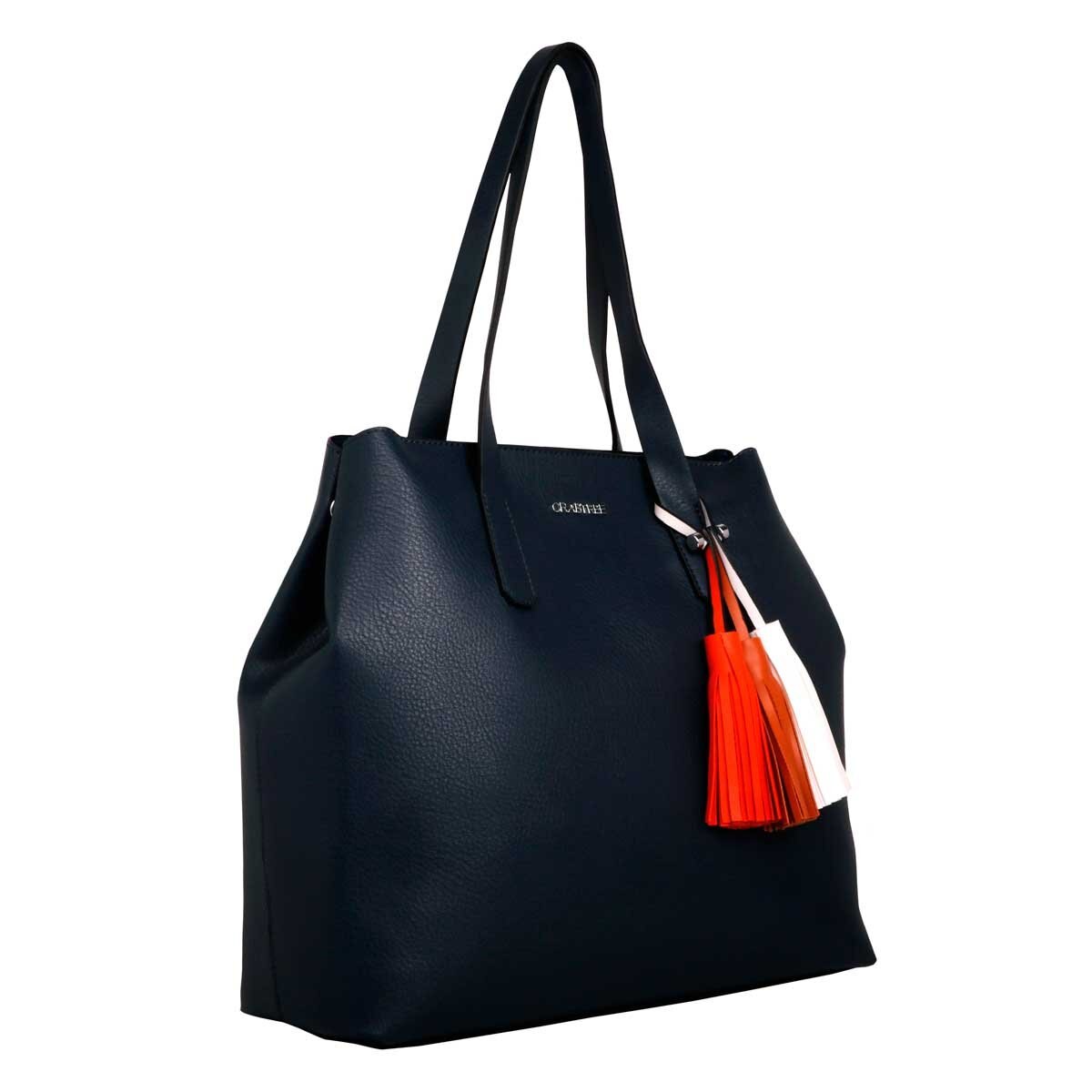 Bolsa Satchel Azul Marino Crabtree