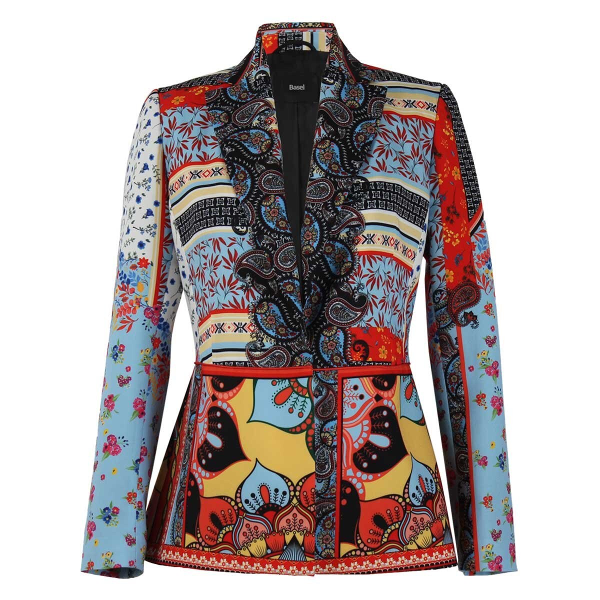 Saco de Manga Larga con Solapa Basel para Dama