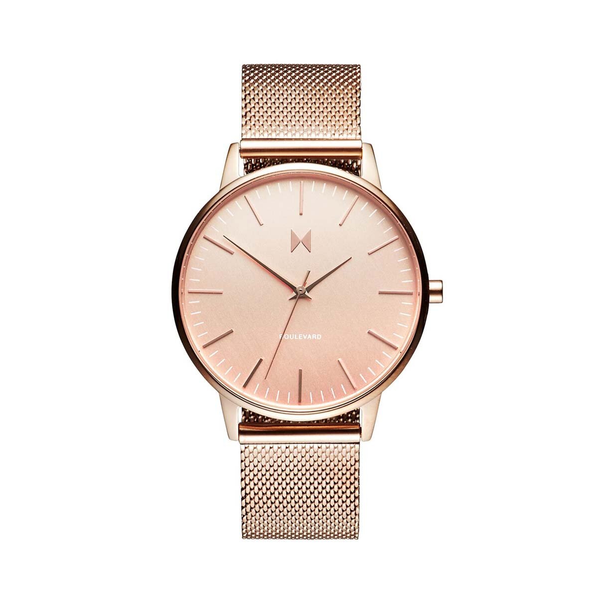 Reloj oro rosa con carátula rosa para dama mvmt boulevard - Sears