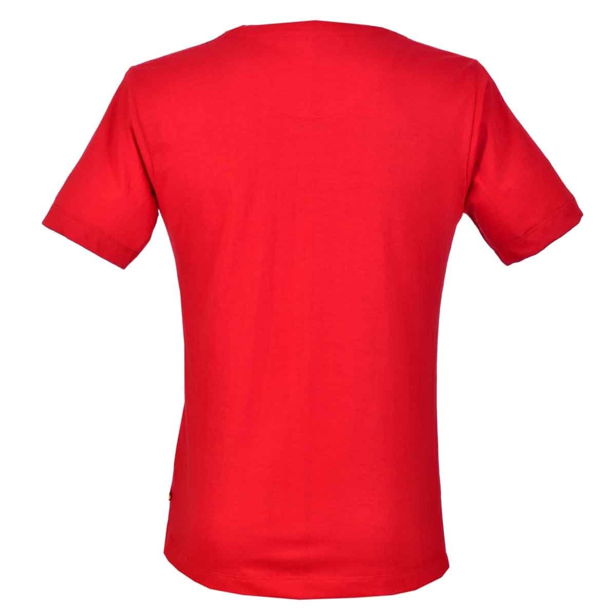 Playera roja cuello v scandro - Sears
