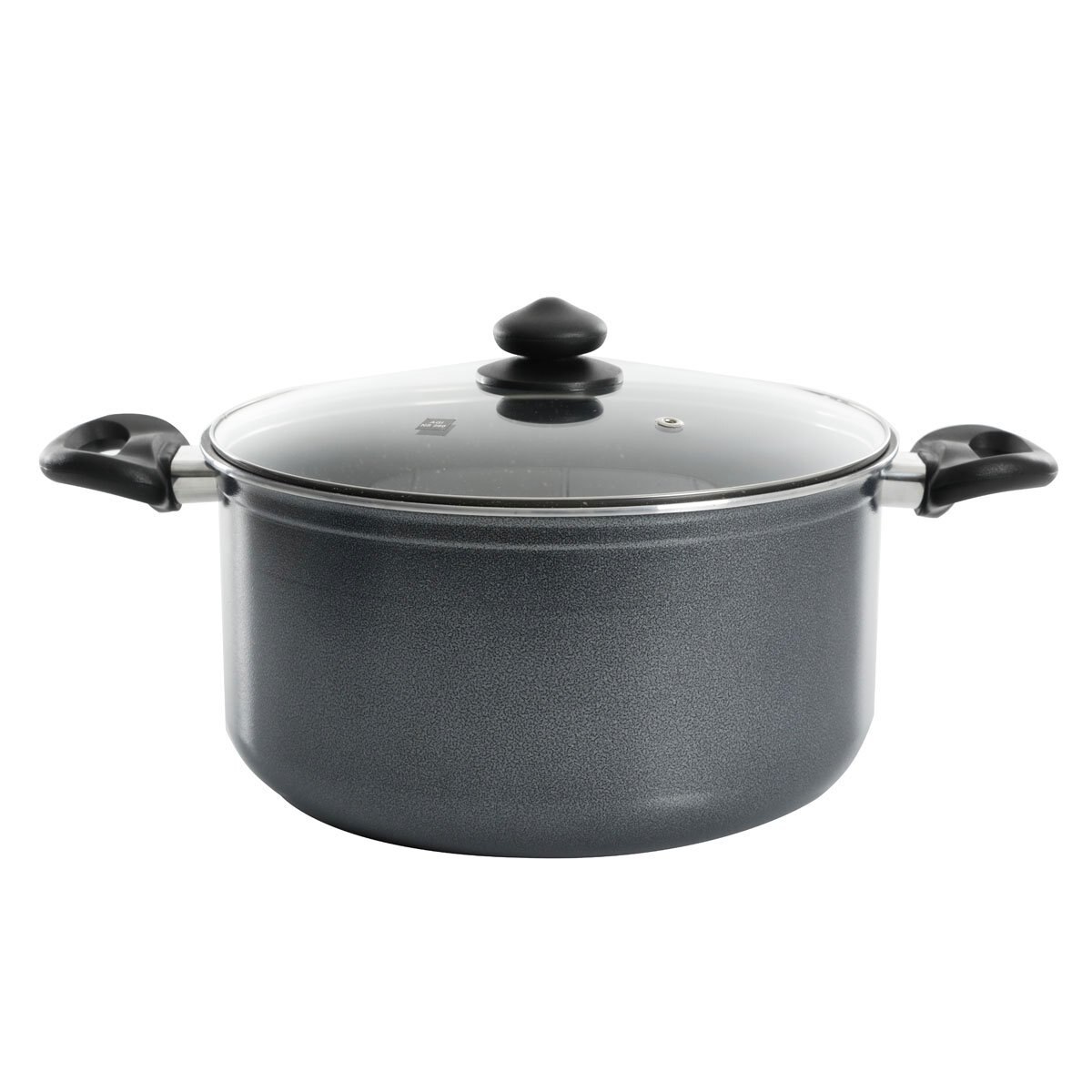 Cacerola Gris con Tapa de 28 Cms India Oster