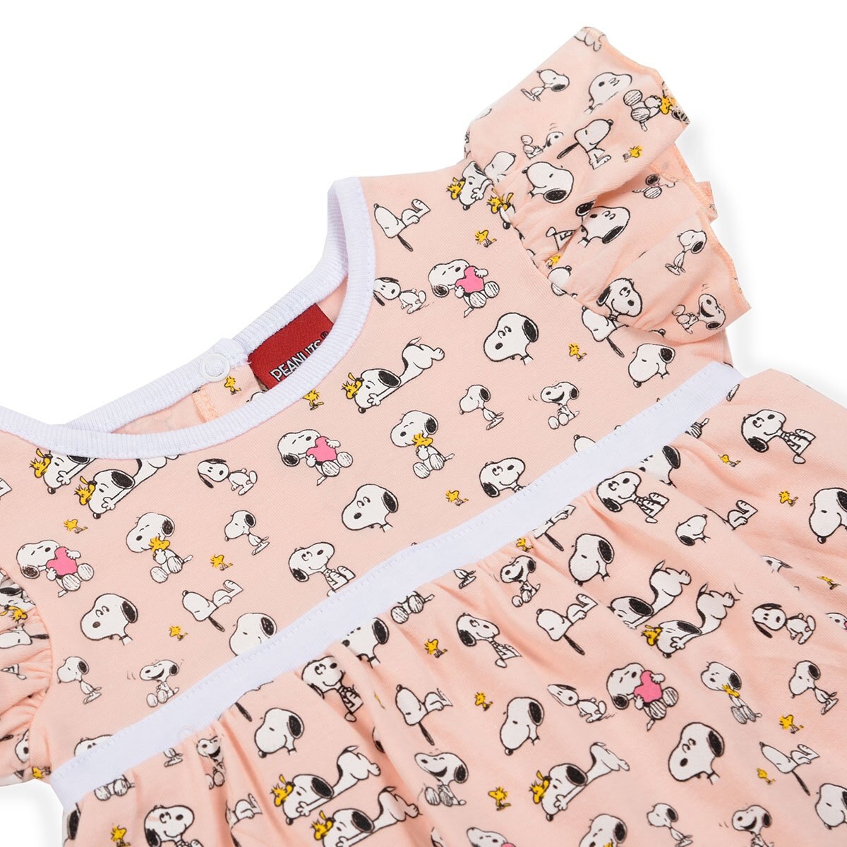 Blusa para dama rosa manga corta para bebé snoopy - Sears