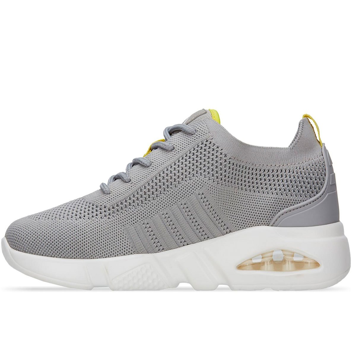 Tenis gris con agujeta y burbuja en talón andrea - Sears