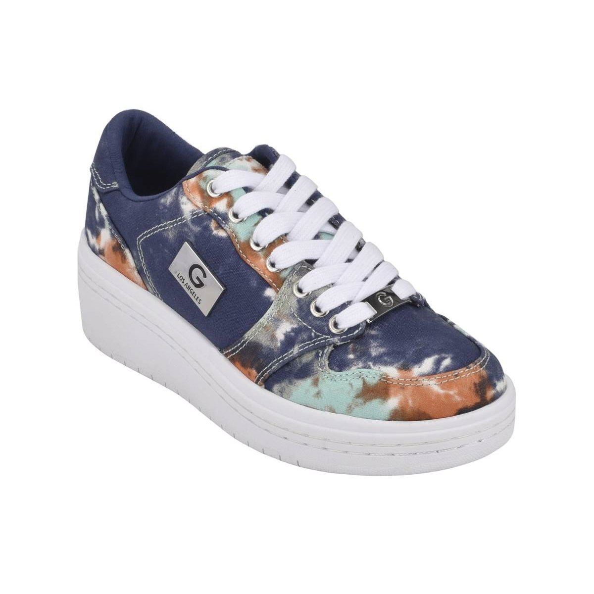 Tenis tipo active low de corte textil color azul g by guess - Sears
