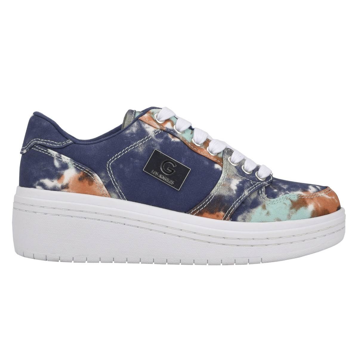 Tenis tipo active low de corte textil color azul g by guess - Sears