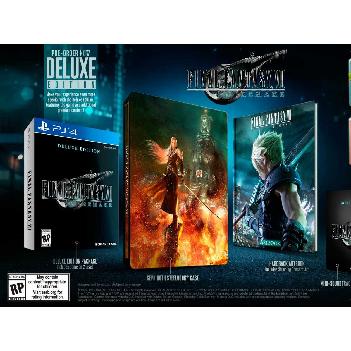 Ps4 final fantasy vii remake deluxe edition - Sears
