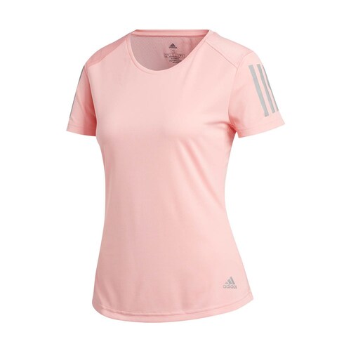 Playera Rosa Running Adidas - Dama
