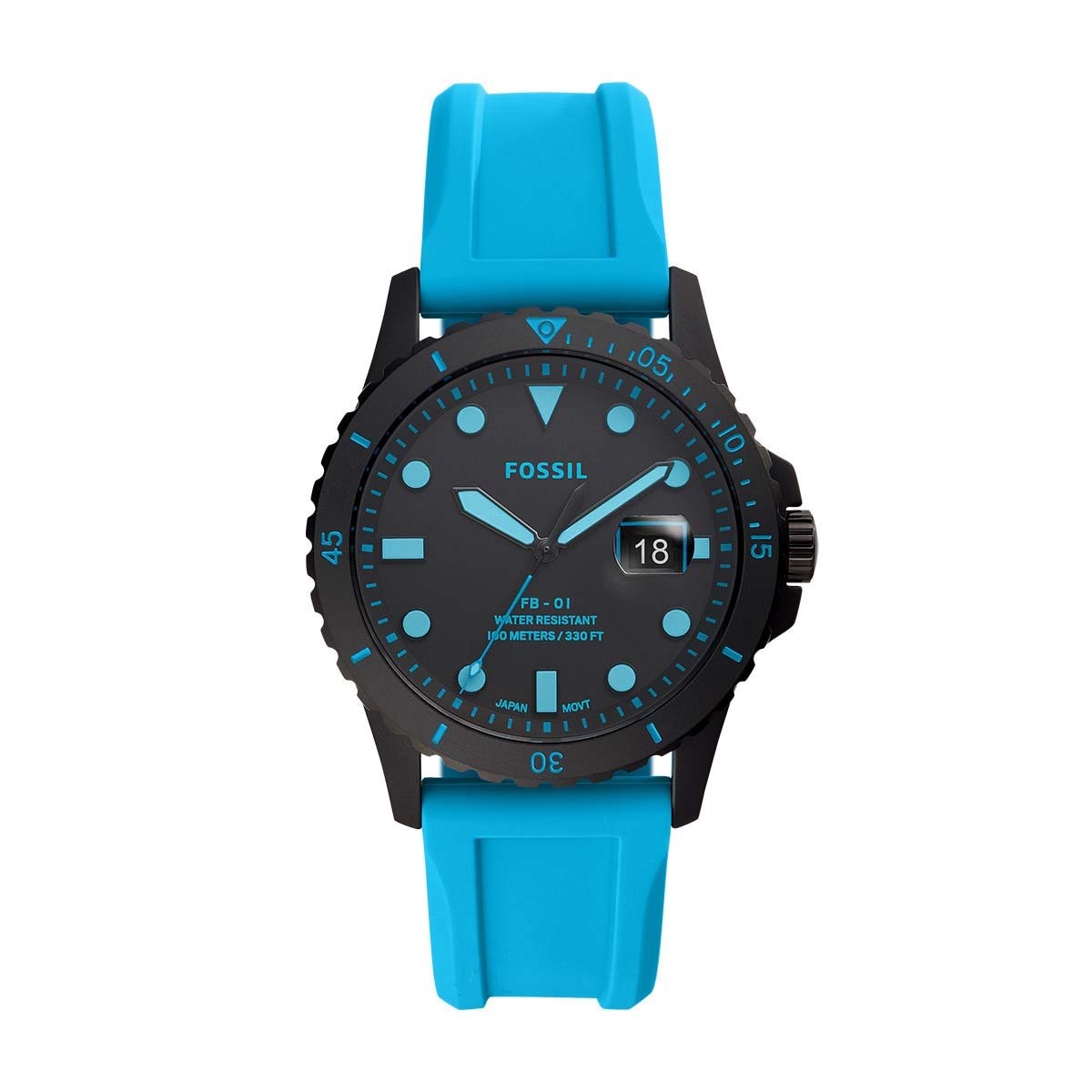 Reloj Unisex Azul Fossil