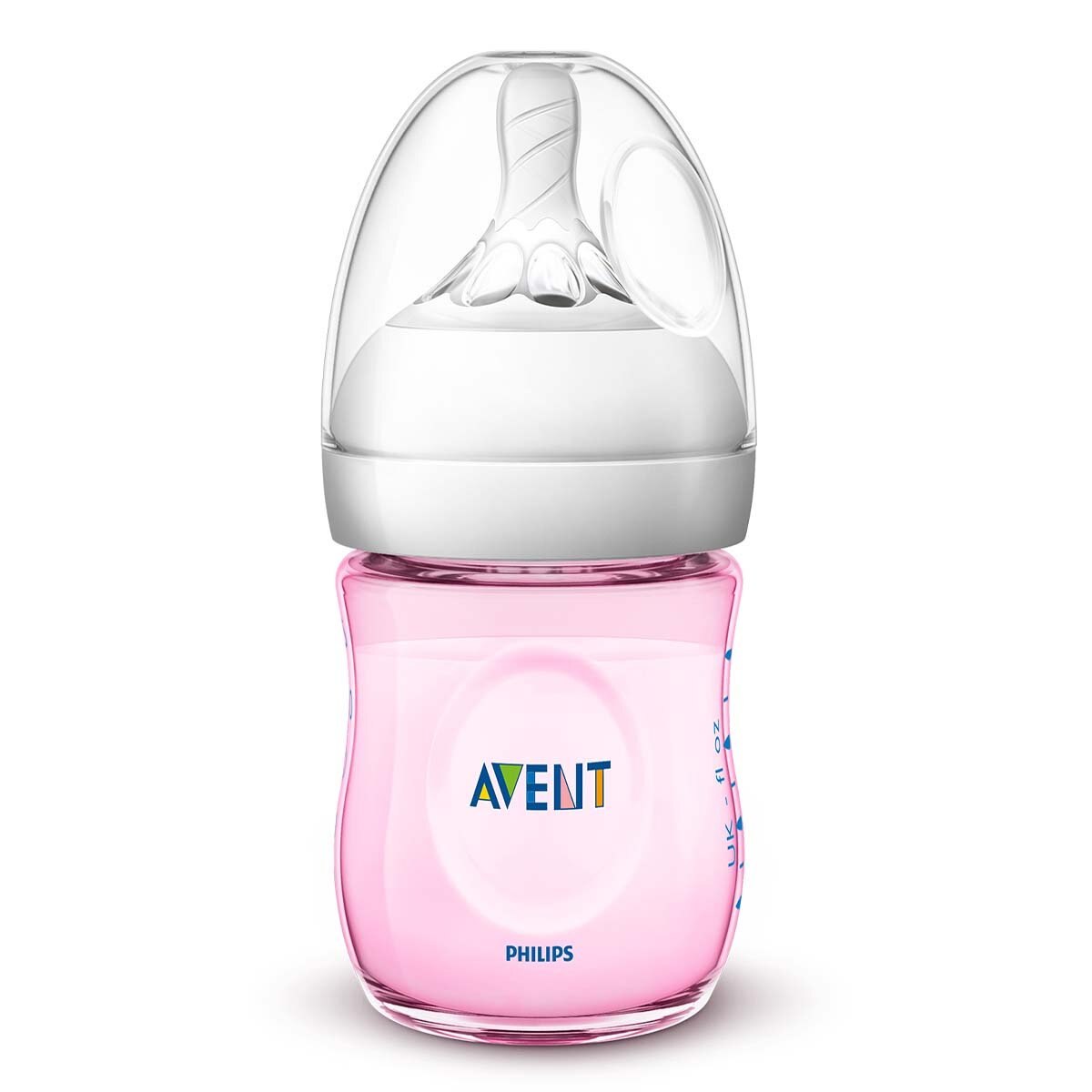 Biberón rosa avent natural 4oz 125ml - Sears