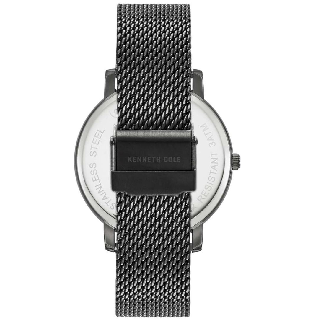 Reloj para caballero extensible de acero inoxidable gris kenneth cole ...
