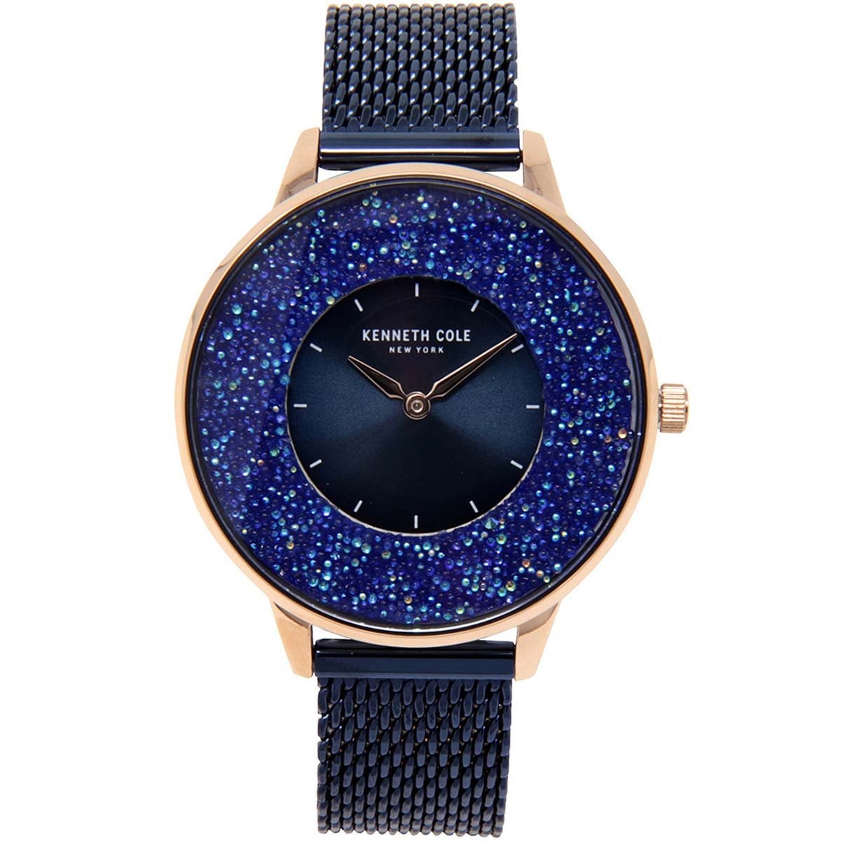 Reloj para Dama Extensible de Acero Inoxidable Azul Kenneth Cole New York