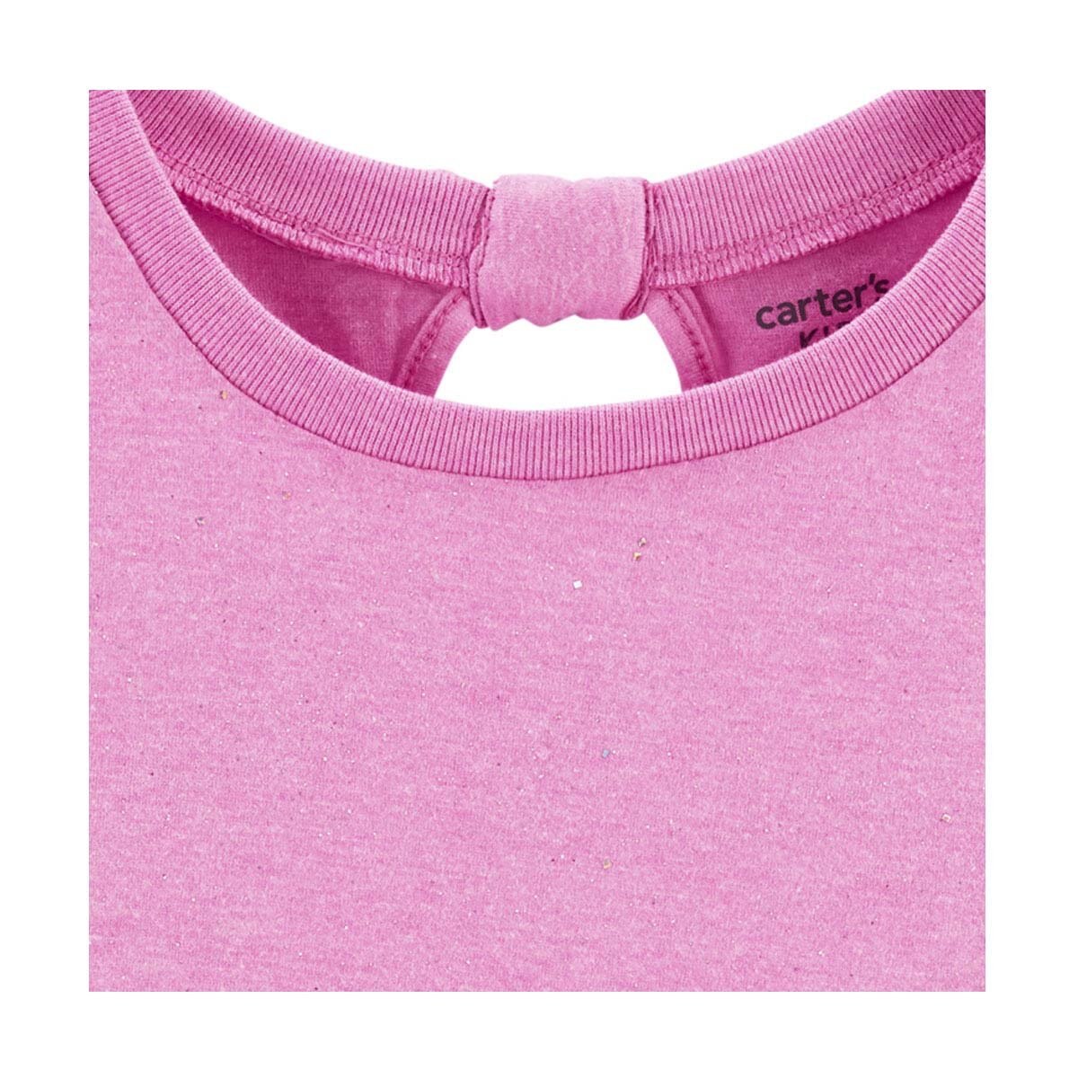 Playera lisa manga corta carters rosa carters para niña - Sears