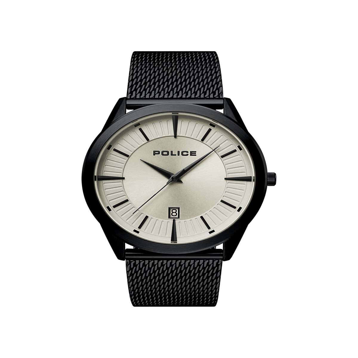 Reloj para Caballero Extensible de Acero Inoxidable Gris Police