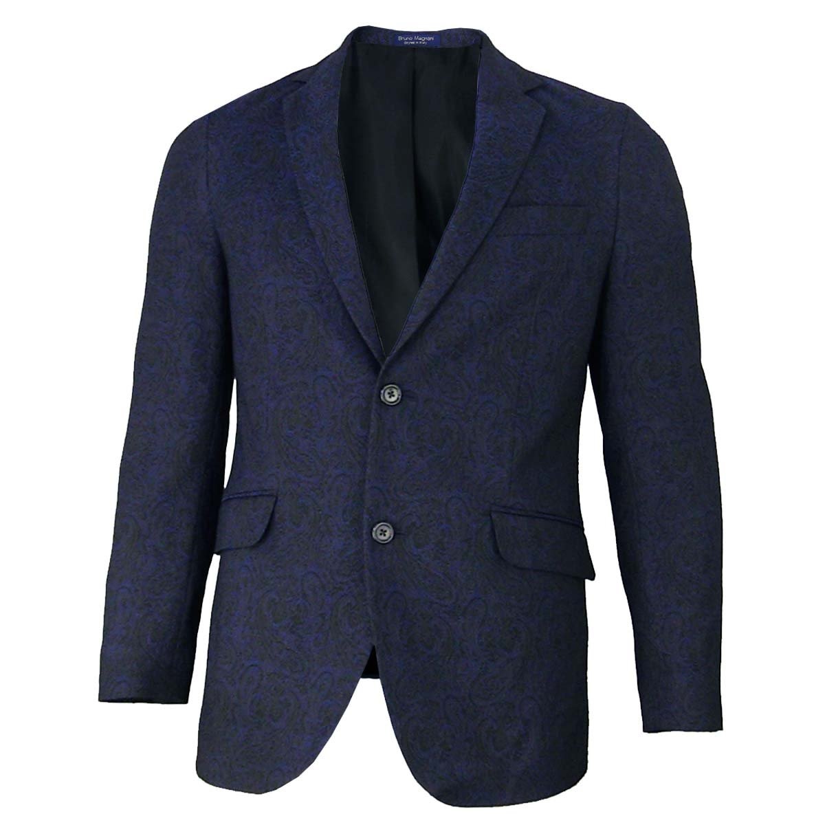 Saco de Vestir para Caballero Bruno Magnani Color Azul con Negro